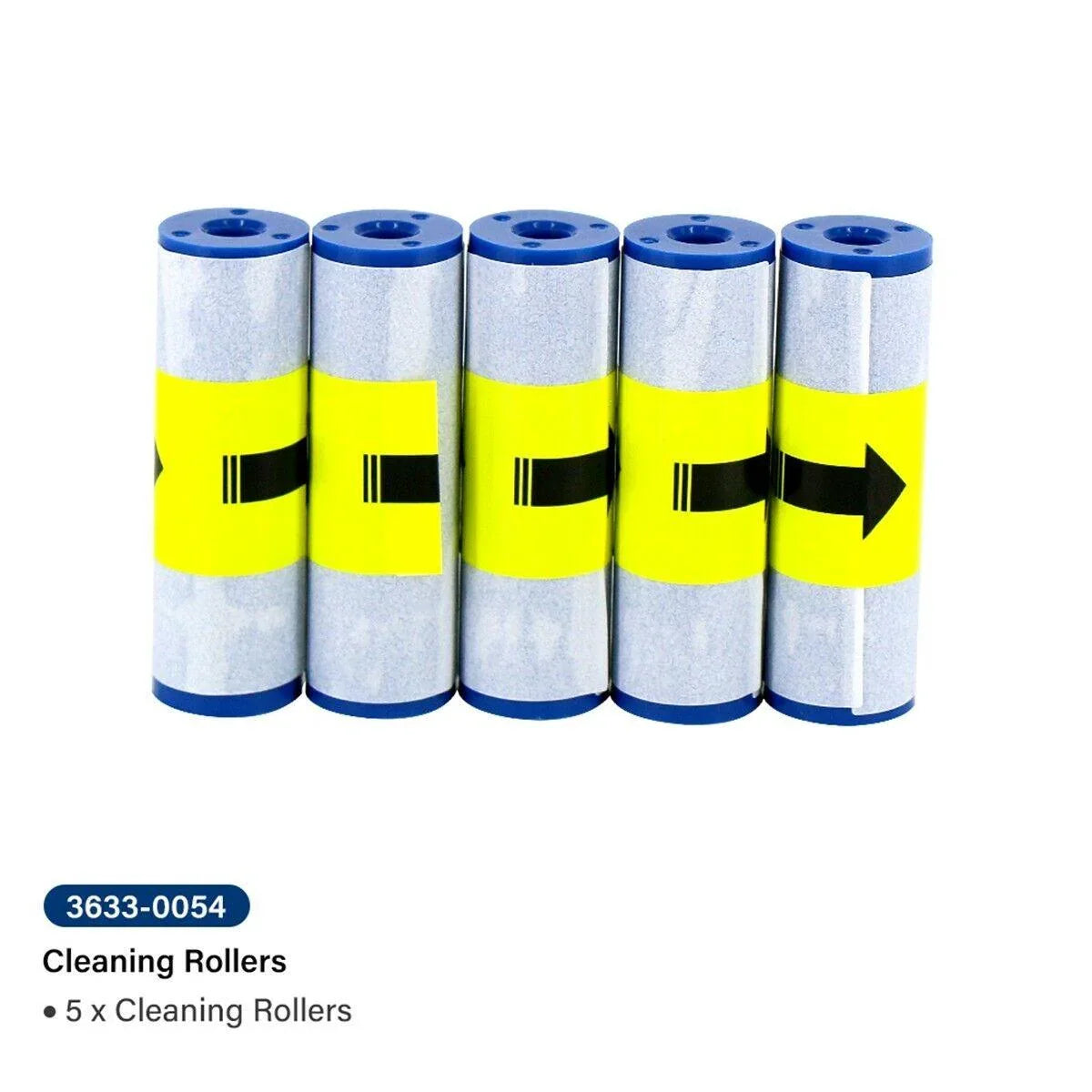 Magicard 3633-0054 Cleaning Rollers - Qty. 5 – Bodno