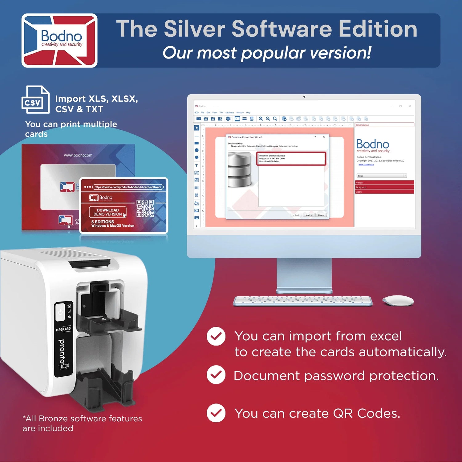 Magicard Pronto 100 ID Card Printer – Bodno